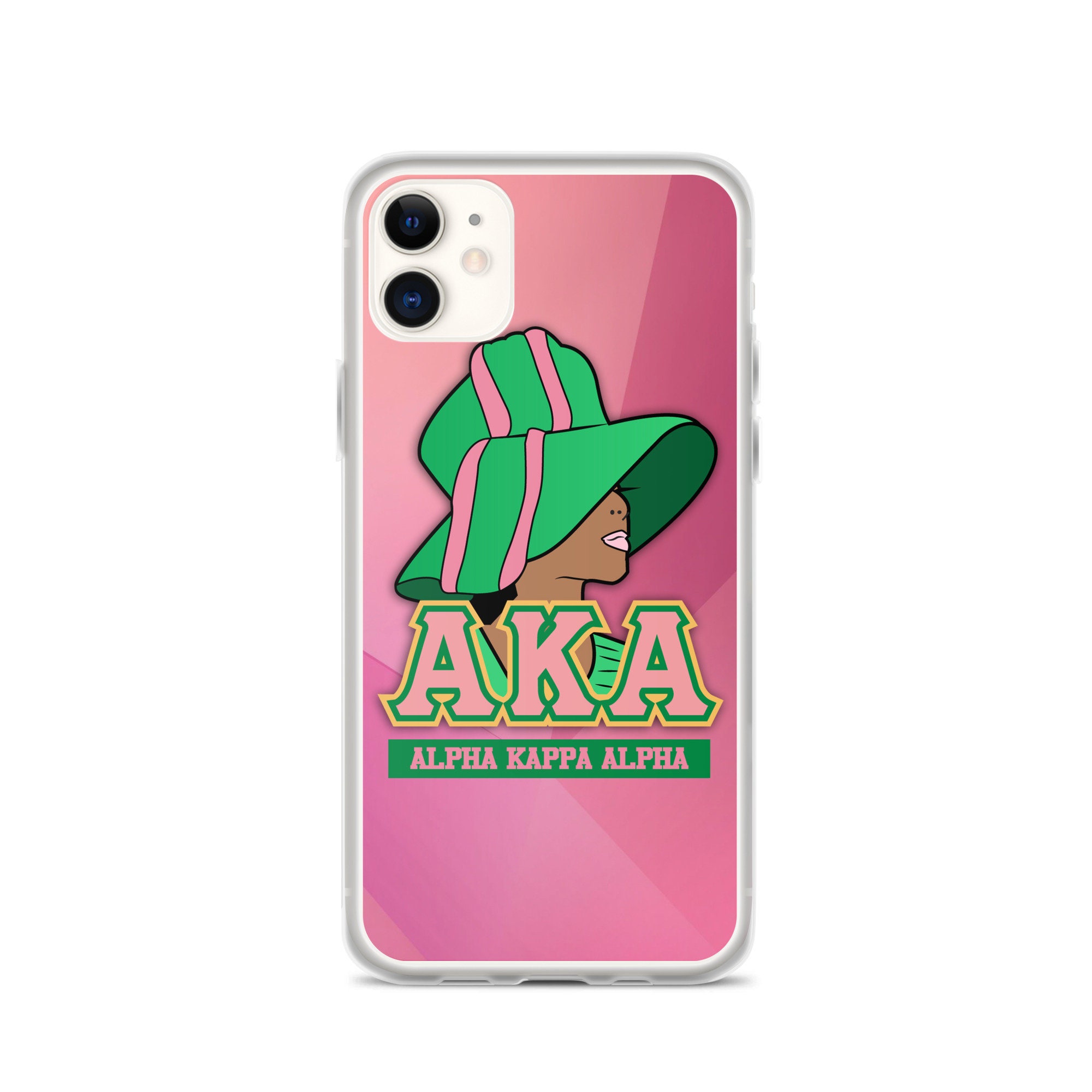 Lady AKA Alpha Kappa Alpha Sorority Clear iPhone & Galaxy Case - Etsy