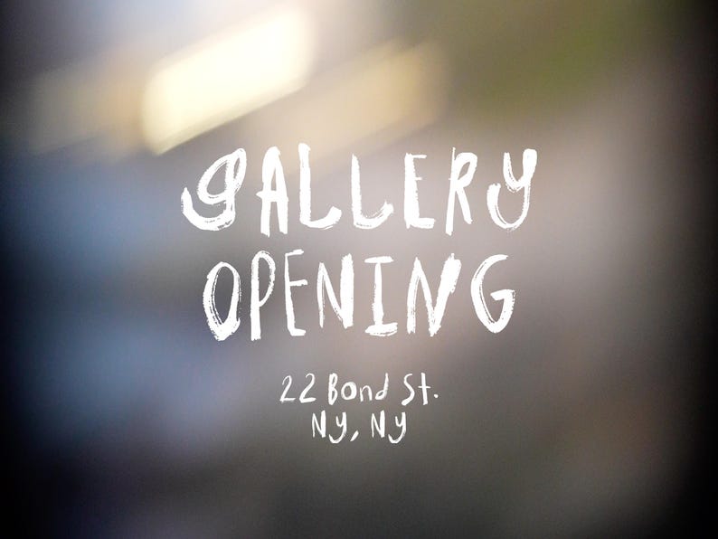 Open Studio Sans - a Handwritten, Dry Brush Display Typeface With ...