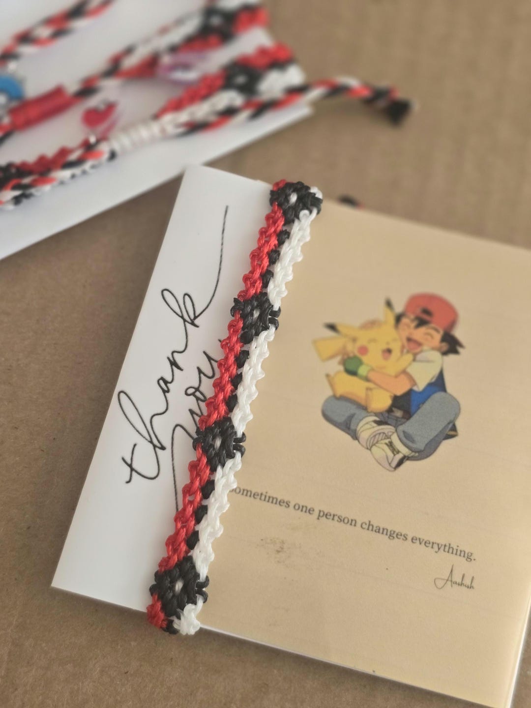 Pokemon Friendship Bracelet, Pokemon Birthday Party Favor, Pokemon ...