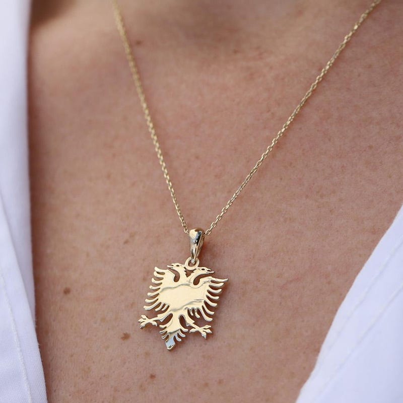 Eagle Pendant Real Gold - Etsy