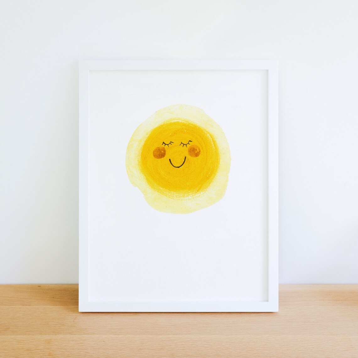 One Happy Sunshine Print Sun Painting Cute Room Decor | Etsy