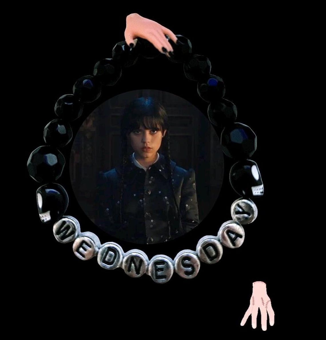 Scream// Wednesday Addams// Enid//saw// Halloween Horror DIY Bracelet ...