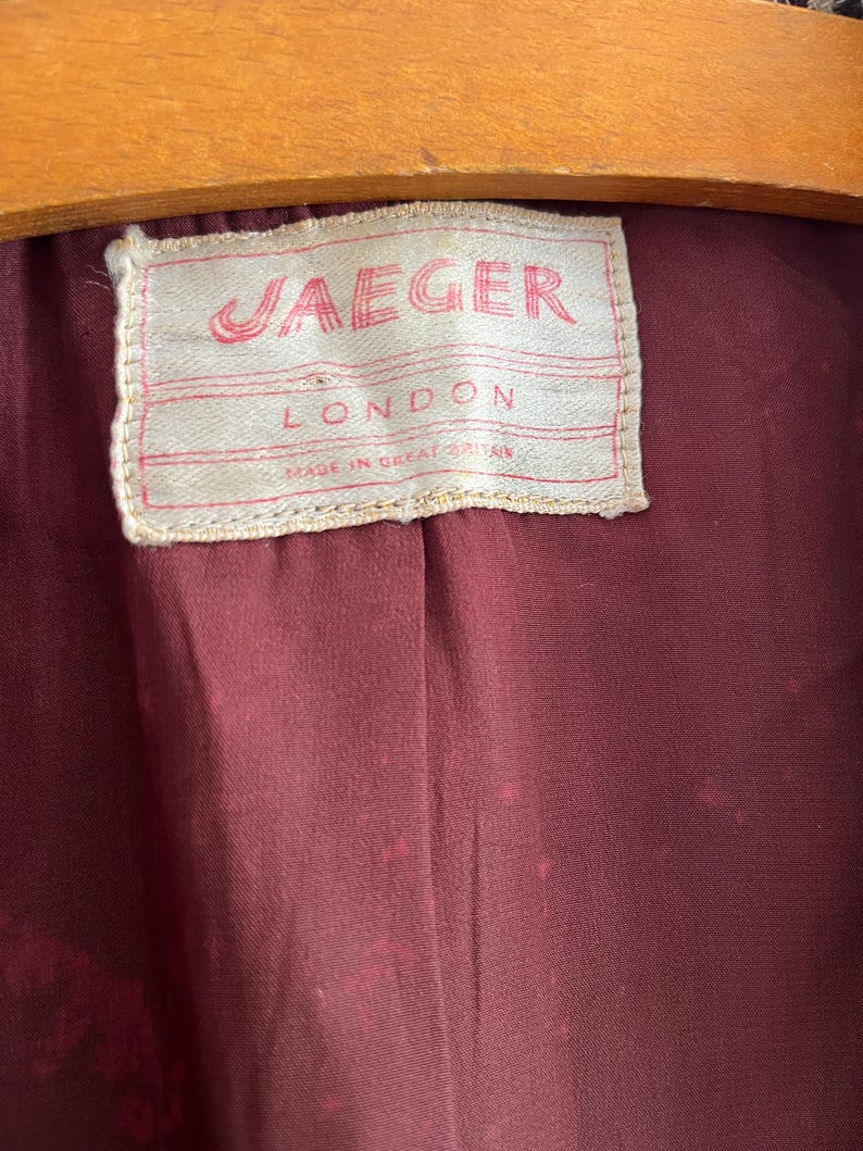 Vintage 1940s Jaeger Houndstooth Tweed Jacket - Etsy