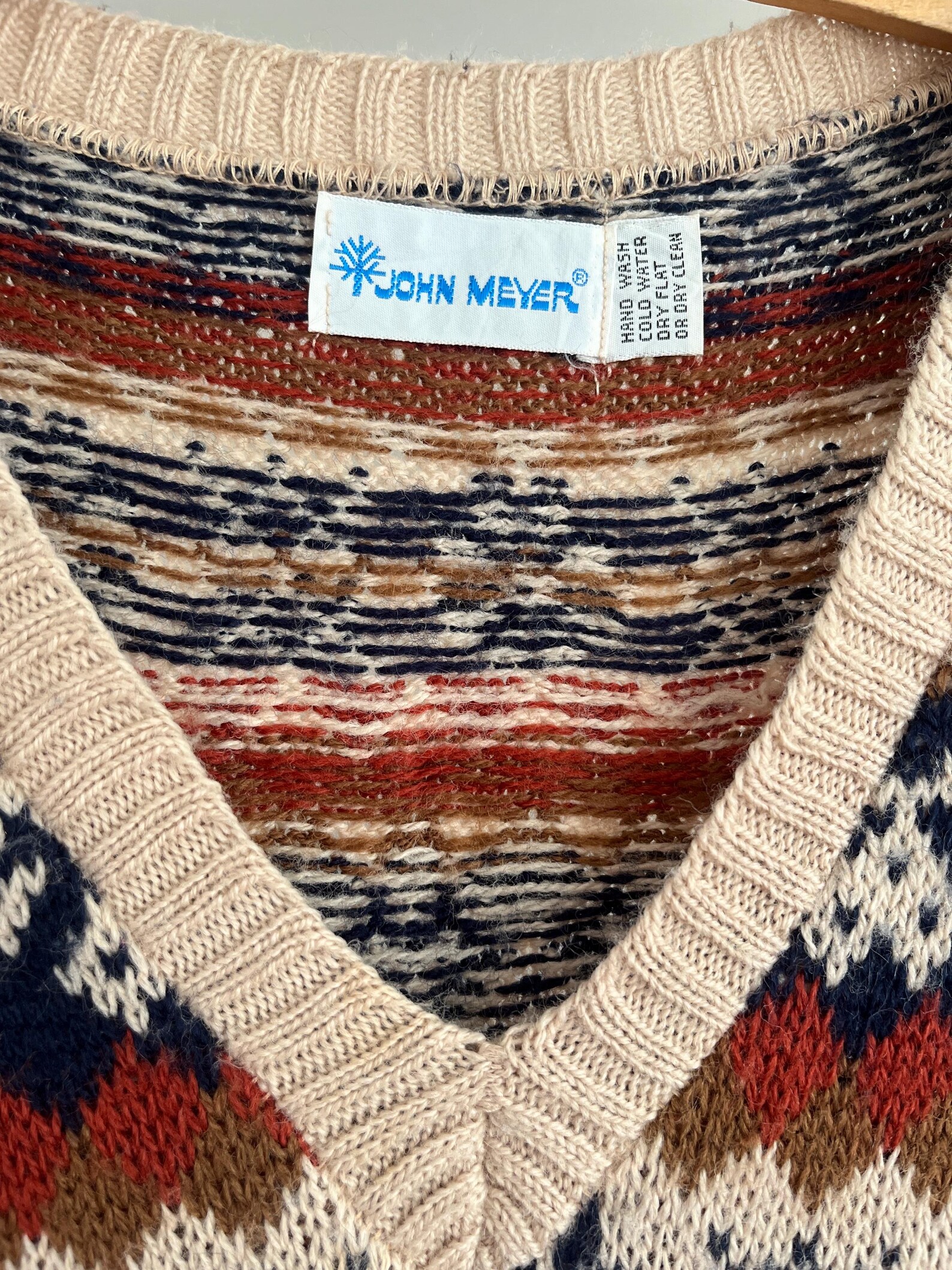 Vintage 1970s Fair Isle Sweater Vest - Etsy