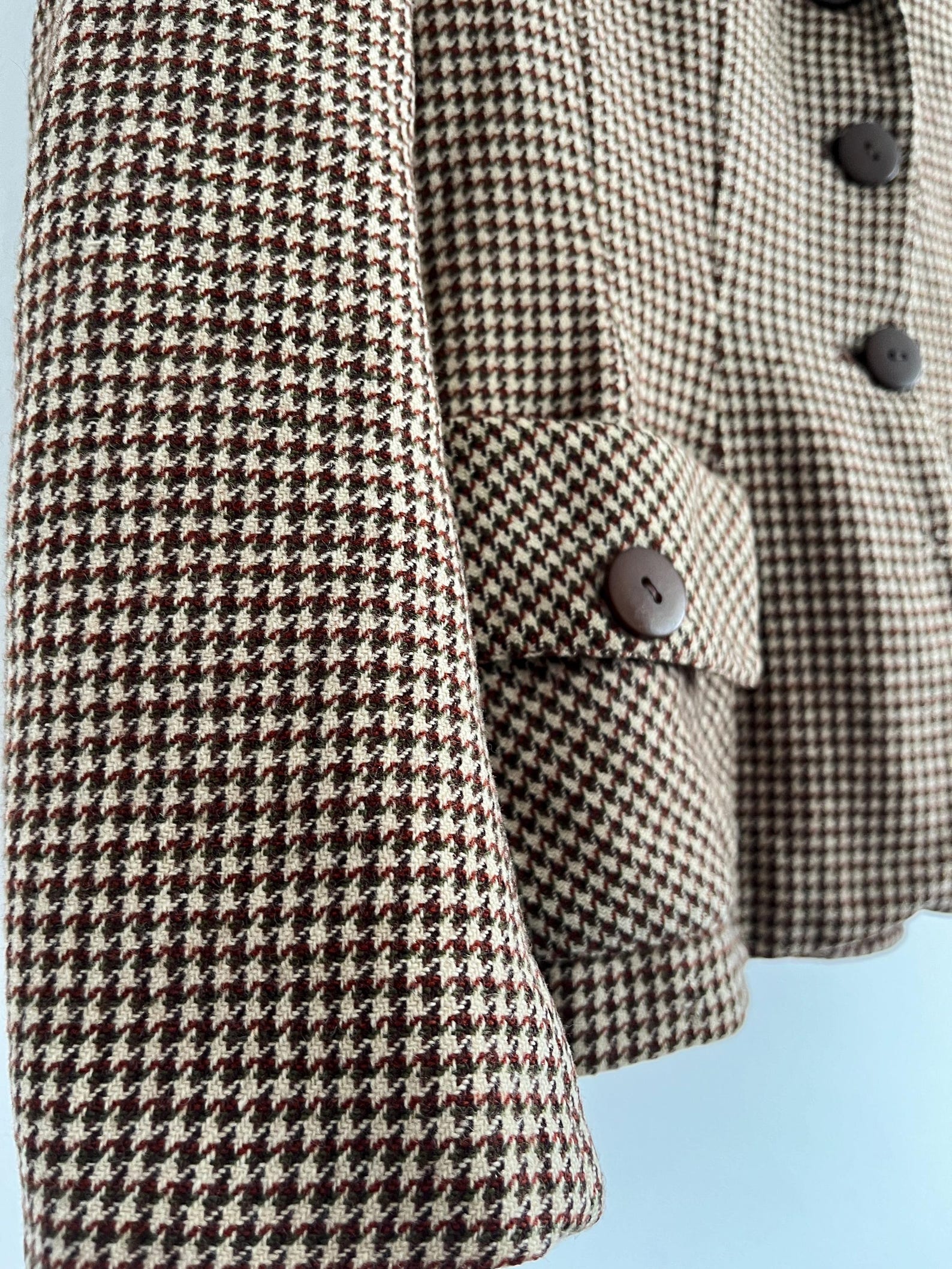 Vintage 1940s Jaeger Houndstooth Tweed Jacket - Etsy