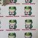 Thanks USPS Happy Mail Stickers | Kawaii Mail Frog Postal Worker ...