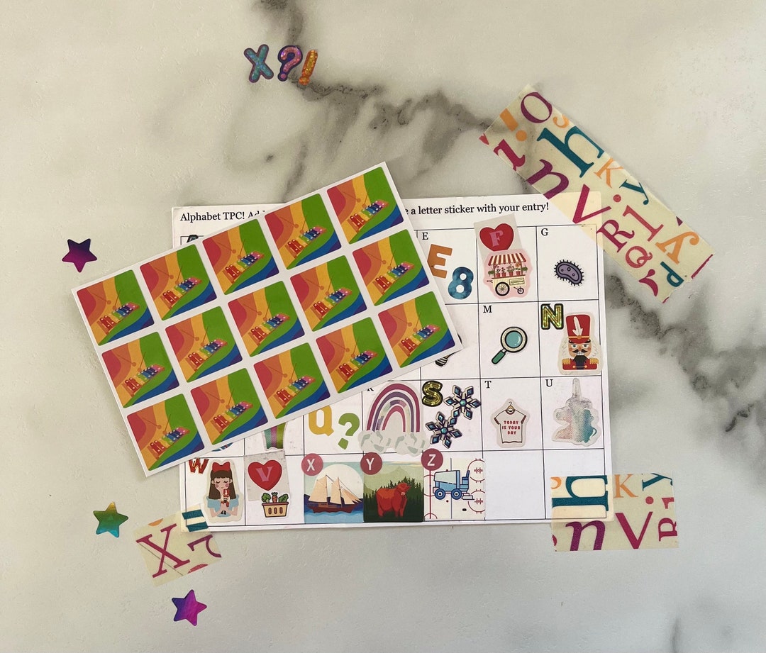 Alphabet Traveling Postcard TPC Stickers | X is for Xylophone | 3x5 ...