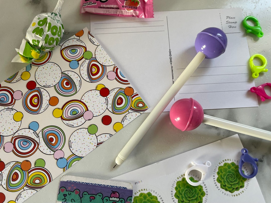 Retro Nostalgic Jaw Breaking Candy All-over Print Postcard - Etsy