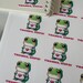 Thanks USPS Happy Mail Stickers | Kawaii Mail Frog Postal Worker ...