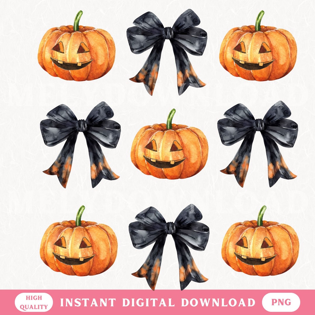 Pumpkin PNG Dark Coquette Halloween Design for Shirts or Tote Bags ...