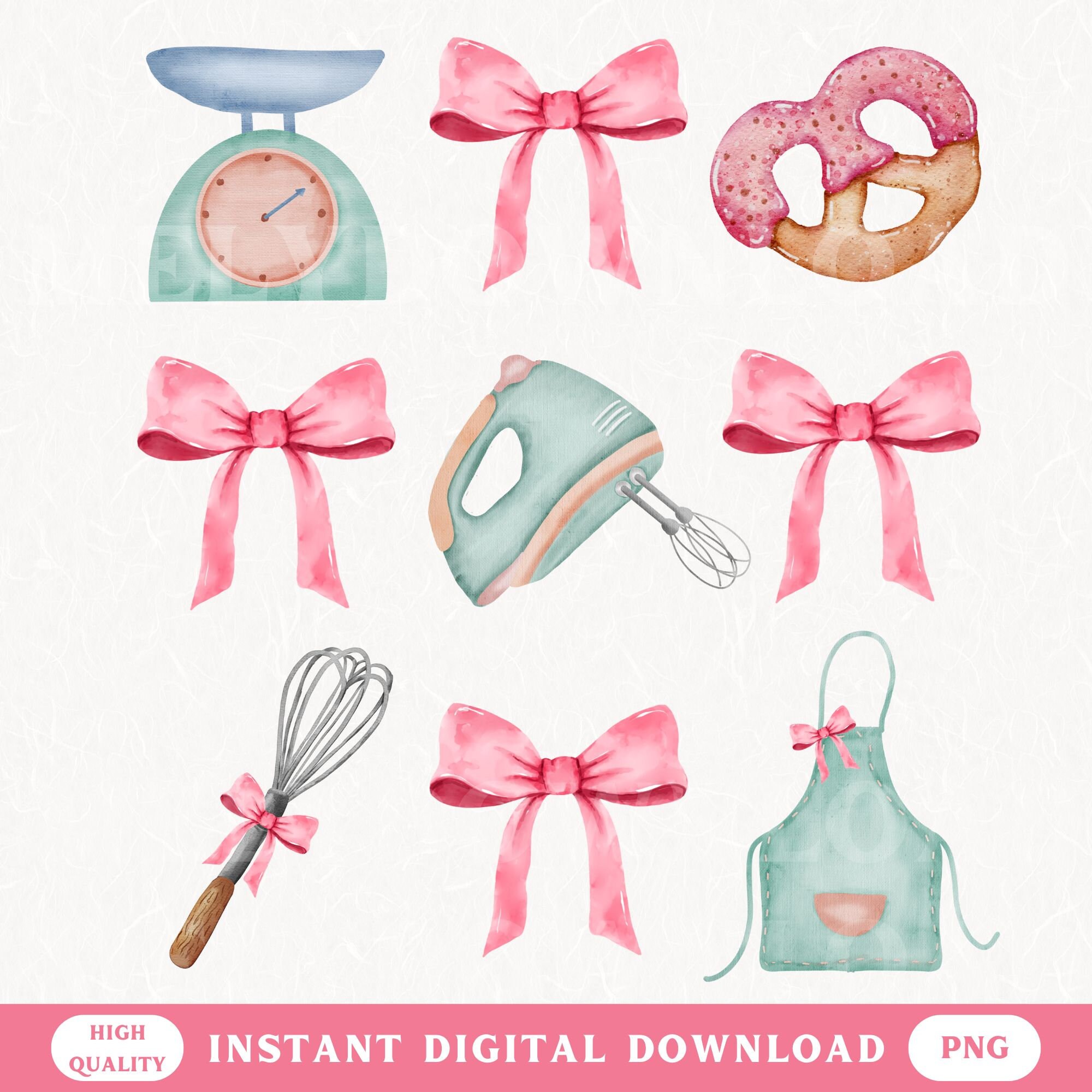 Baking PNG Coquette Baker Design for Shirts or Tote Bags Digital File ...