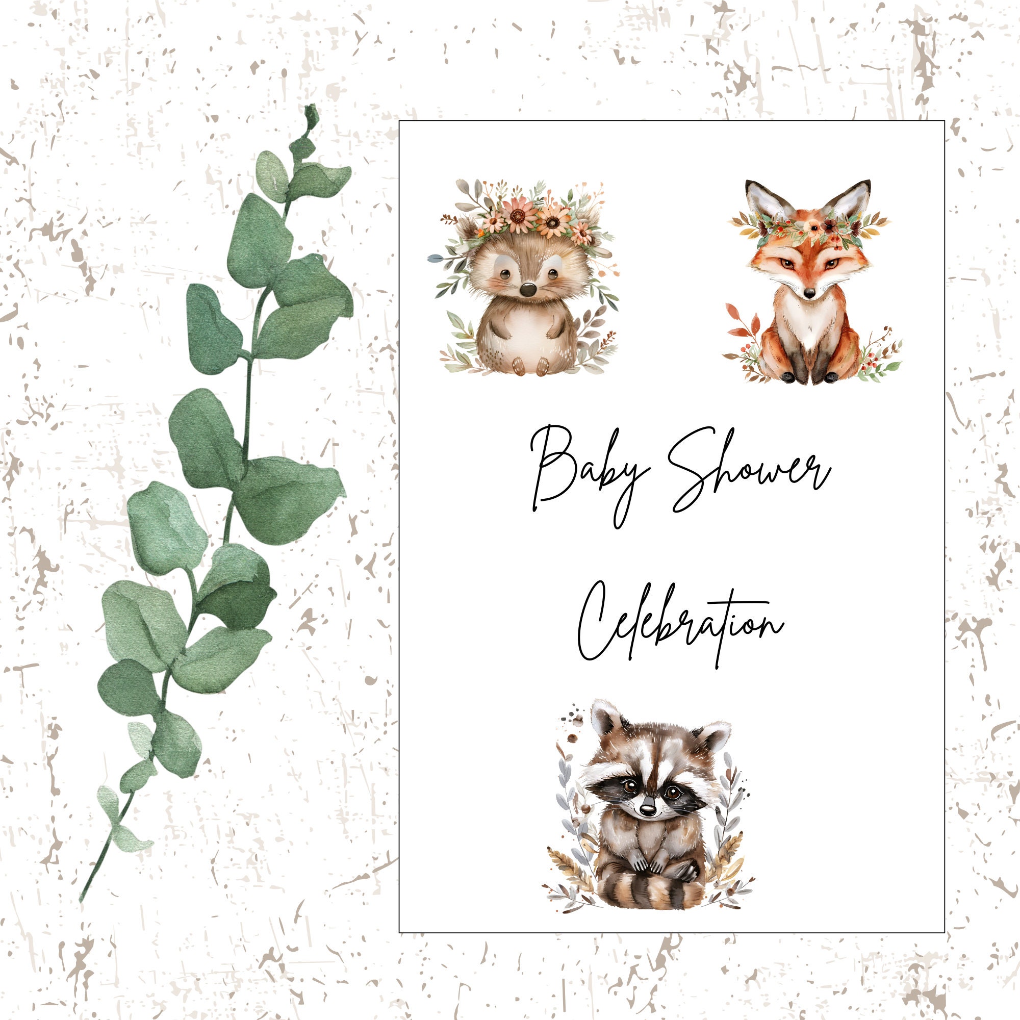 Boho Woodland Animals Clipart Watercolor Bundle| Watercolor Animals ...