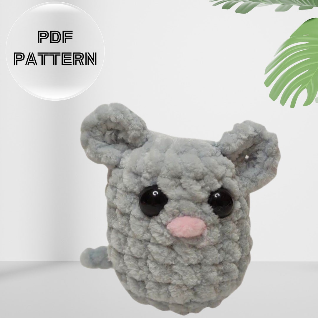 Easy Crochet Pattern Amigurumi Mouse No Sew Toy , Digital Pdf Download ...