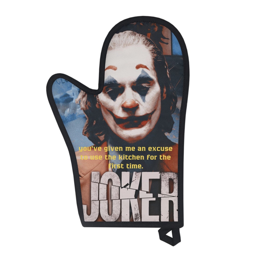 Joker Oven Glove, Joker Glove , Kitchen Accessory, Joker Movie Kitchen ...
