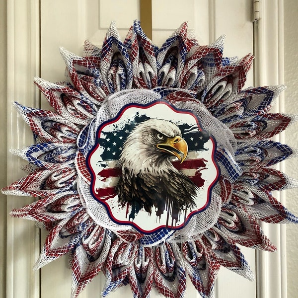 American Eagle Wreath - Etsy