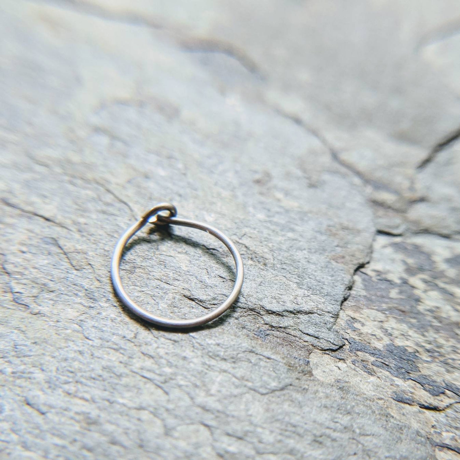 22g Nose Ring Sterling Silver 14k Solid Gold or Niobium - Etsy