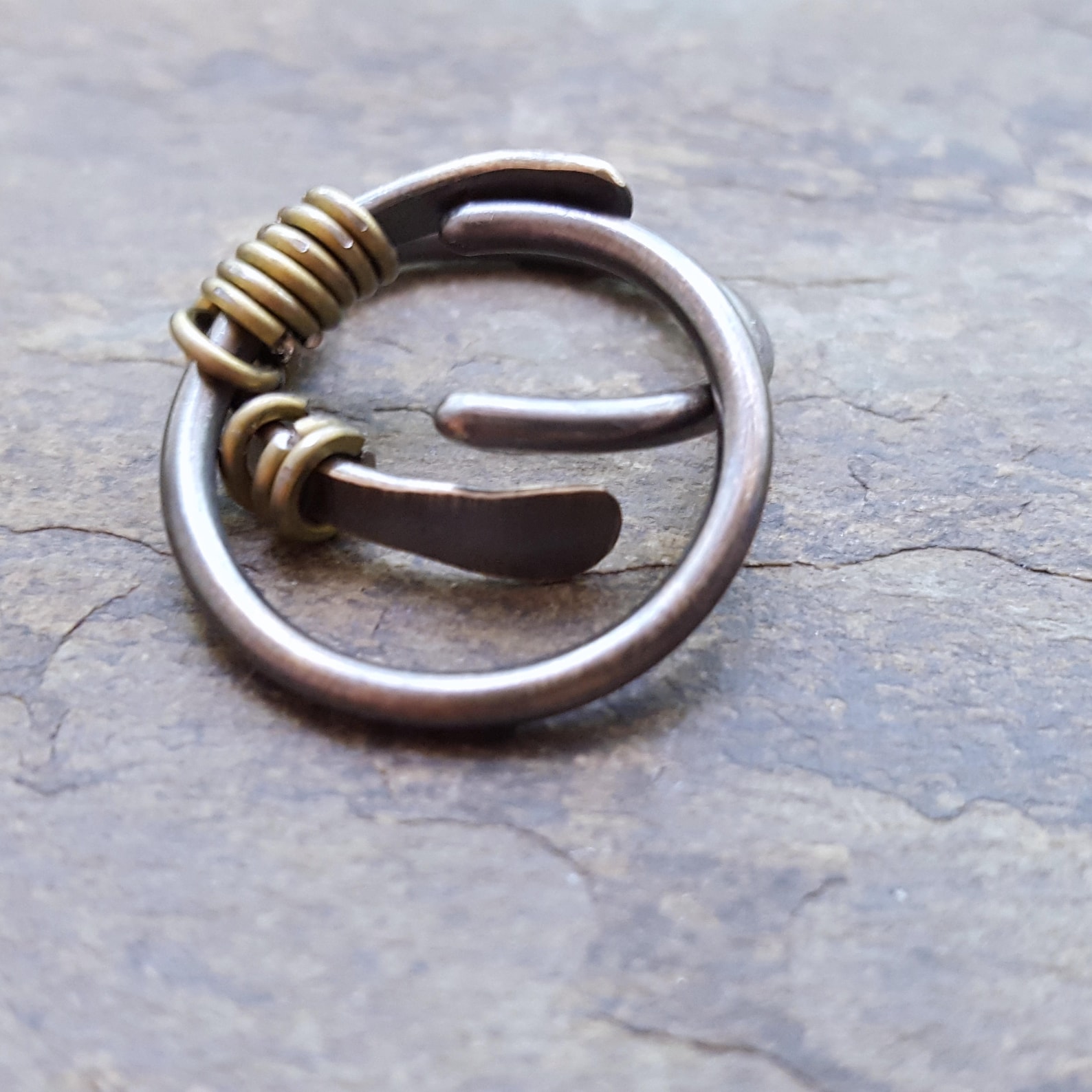 12g Beringed Hoops-- Gauged Hoop Earrings-- Handmade by Thebeadedlily ...