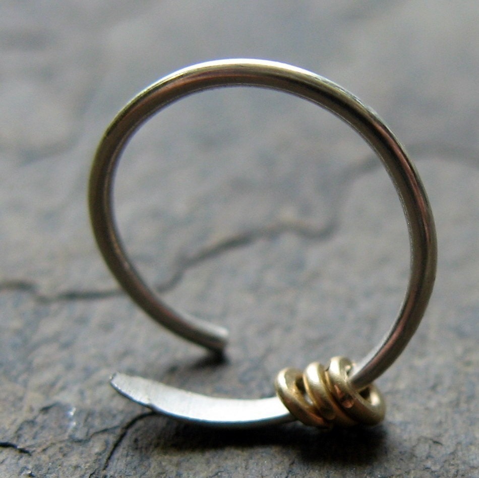 20g Endless Hoop, Single Hoop or Nose Ring-- Beringed Custom ...