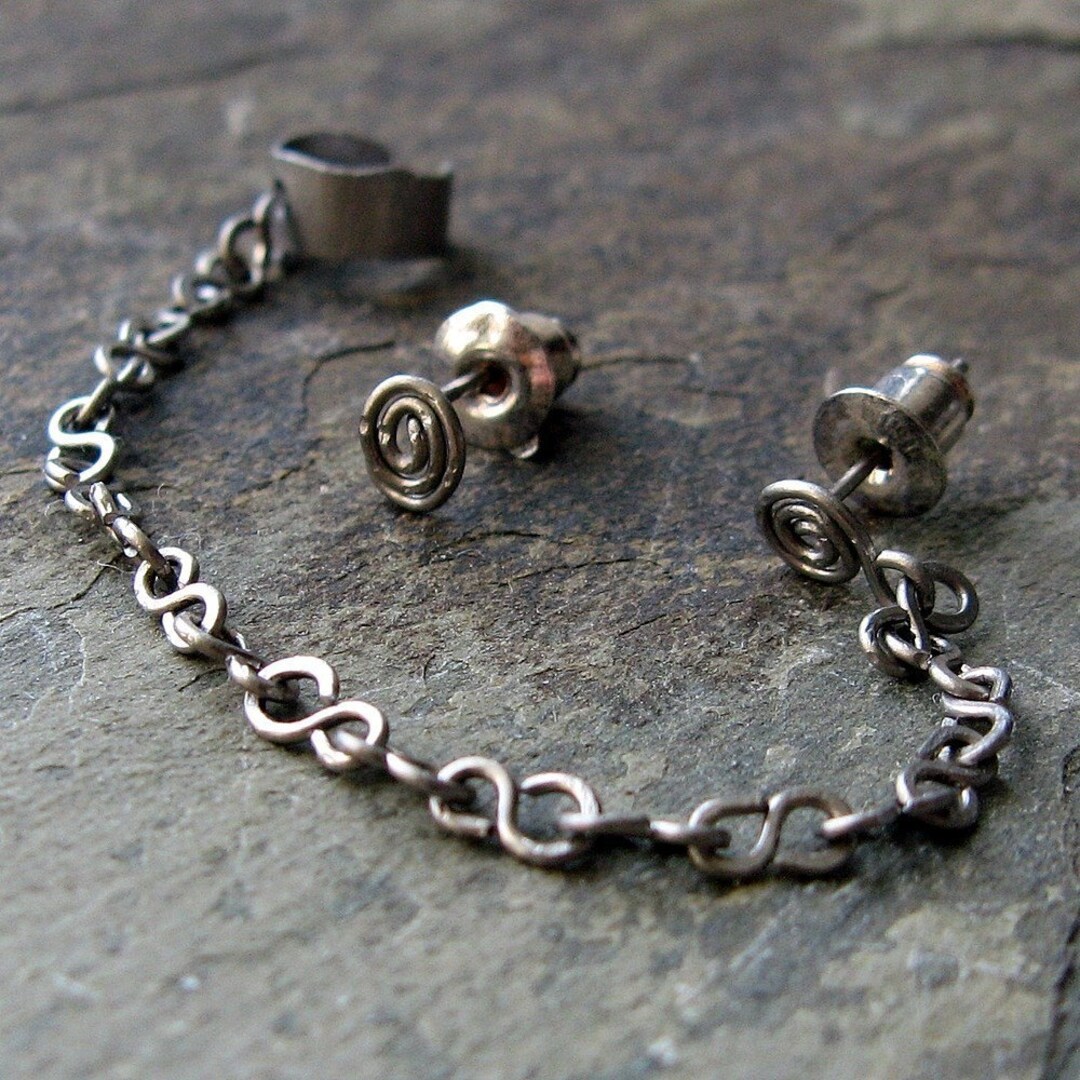 Minimalist Helix Set, Helix Cuff Set, Earring Cuff Set, Cuff Earring ...