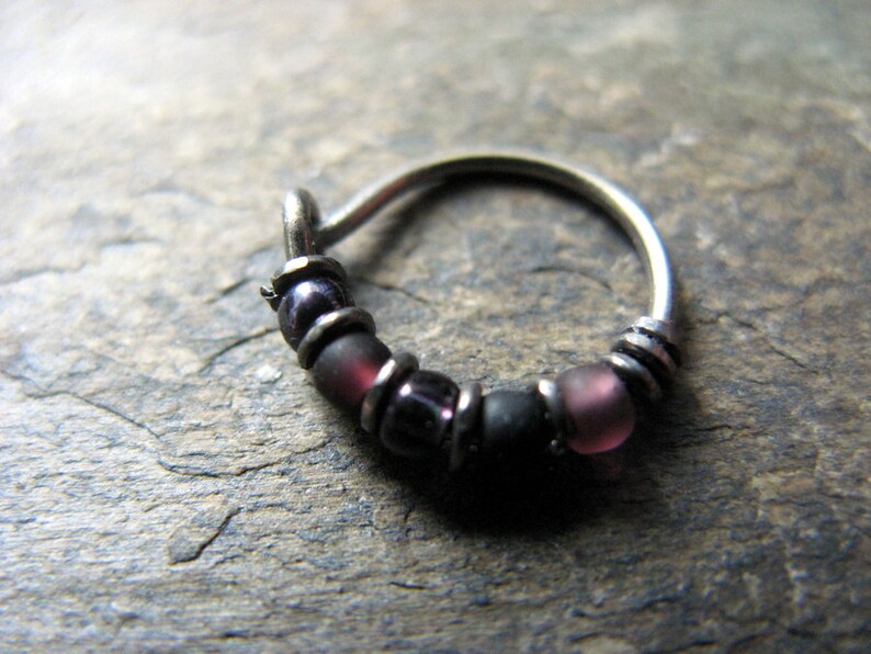 Hawkeye Hoop-- Superhero Nose Ring or Hoop Earring-- Handmade by ...