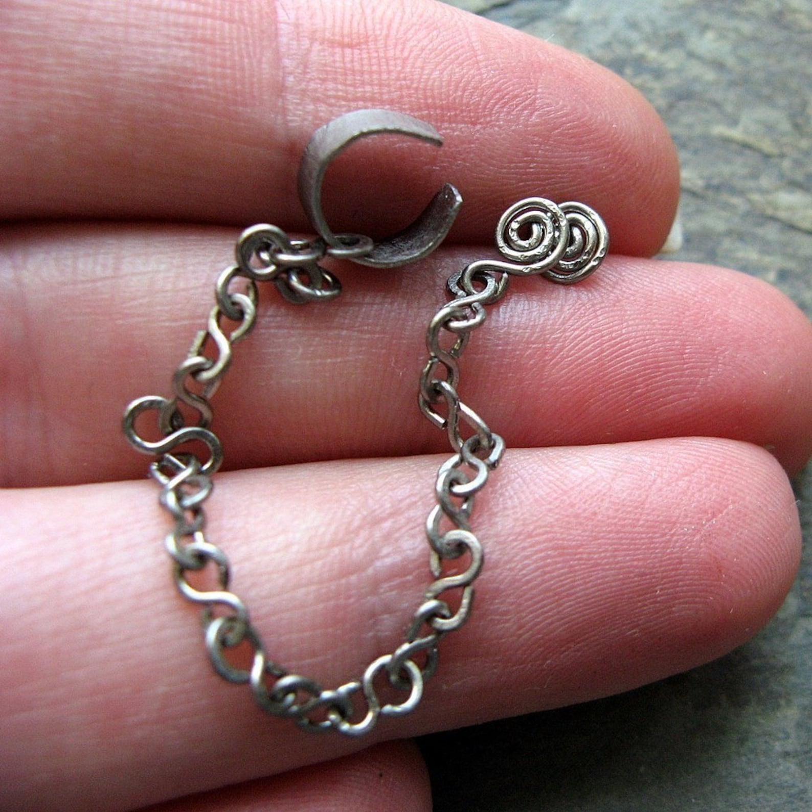 Minimalist Helix Set Helix Cuff Set Earring Cuff Set Cuff - Etsy