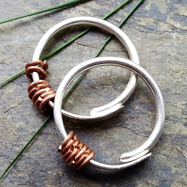 Gauge Hoop Earrings - Etsy