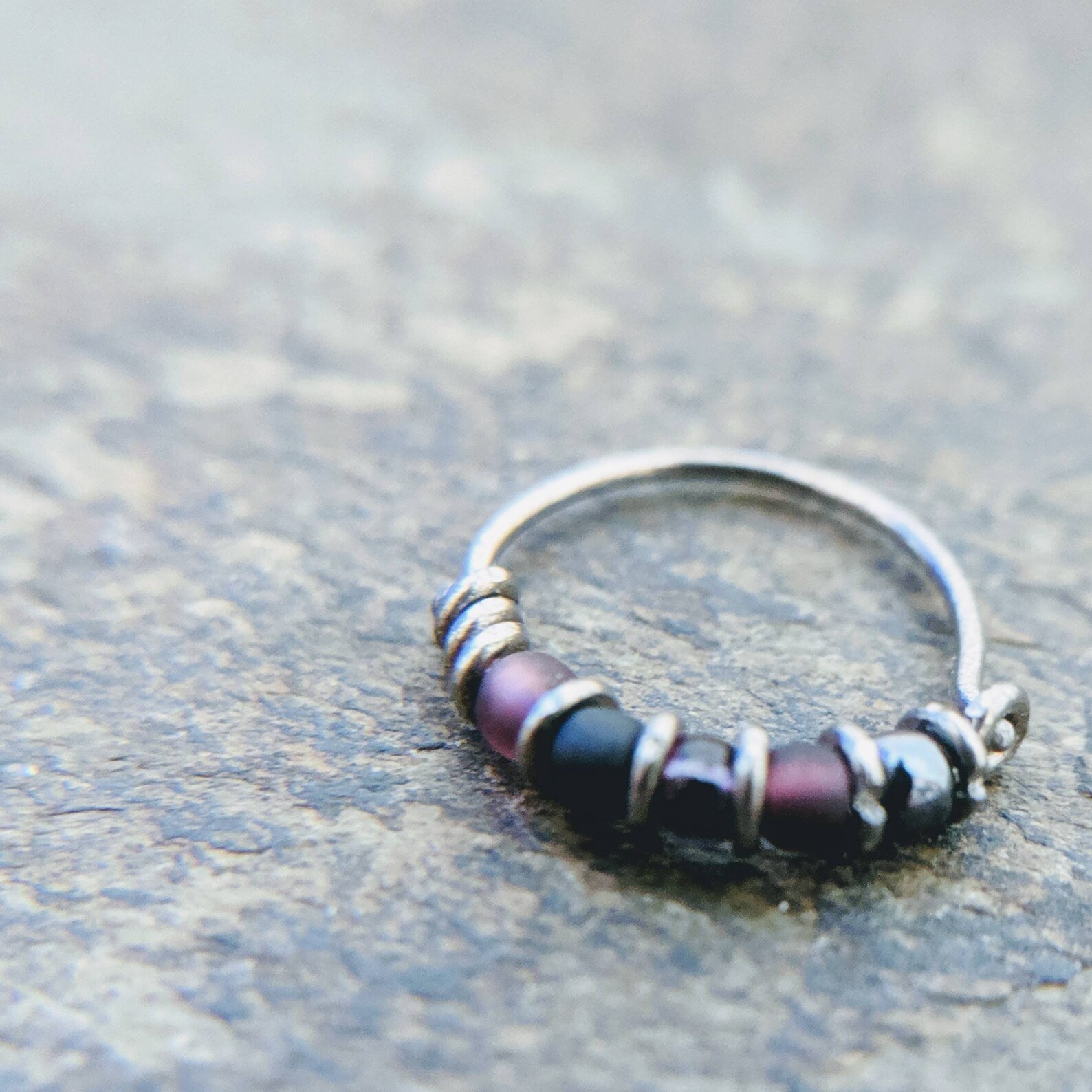 Hawkeye Hoop-- Superhero Nose Ring or Hoop Earring-- Handmade by ...