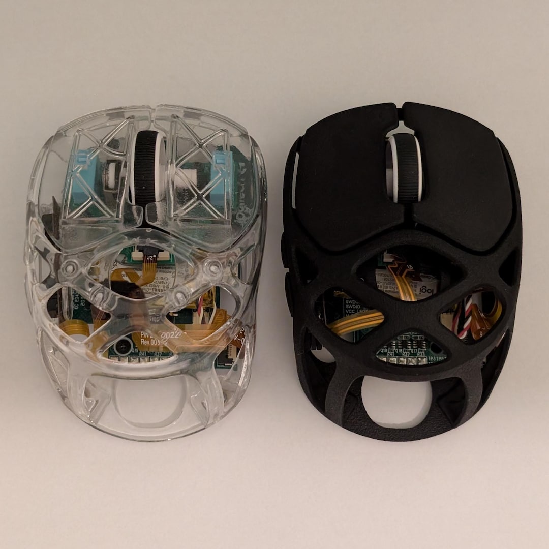 Logitech G Pro X Superlight Fingertip Grip Mod – 3D Printed Lightweight ...