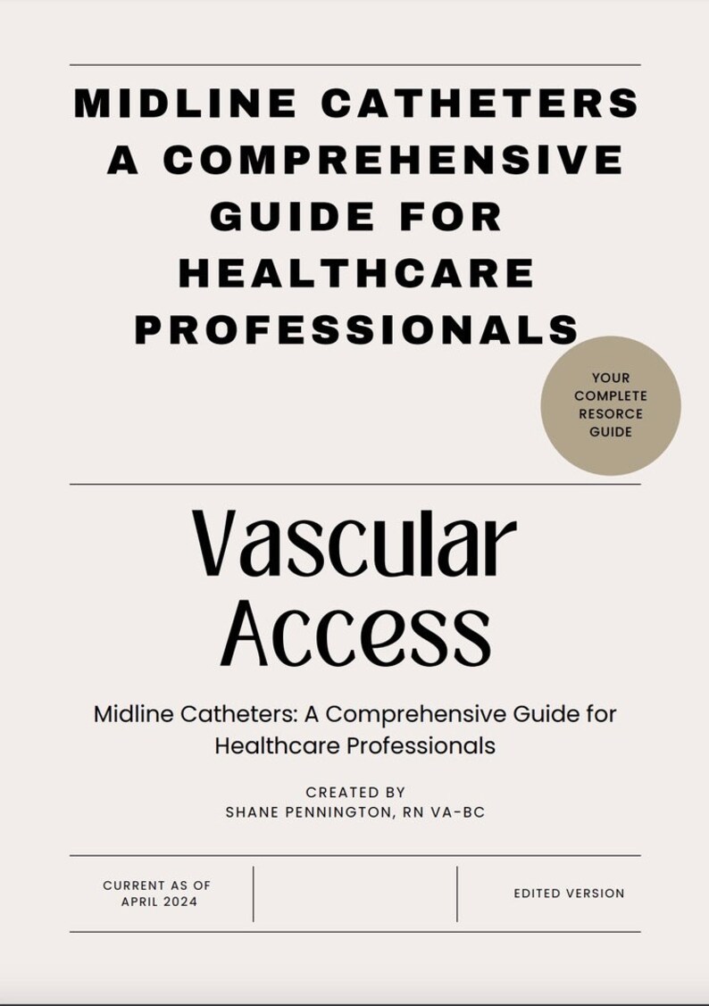 Midline Catheters: A Comprehensive Guide for Healthcare Professionals ...