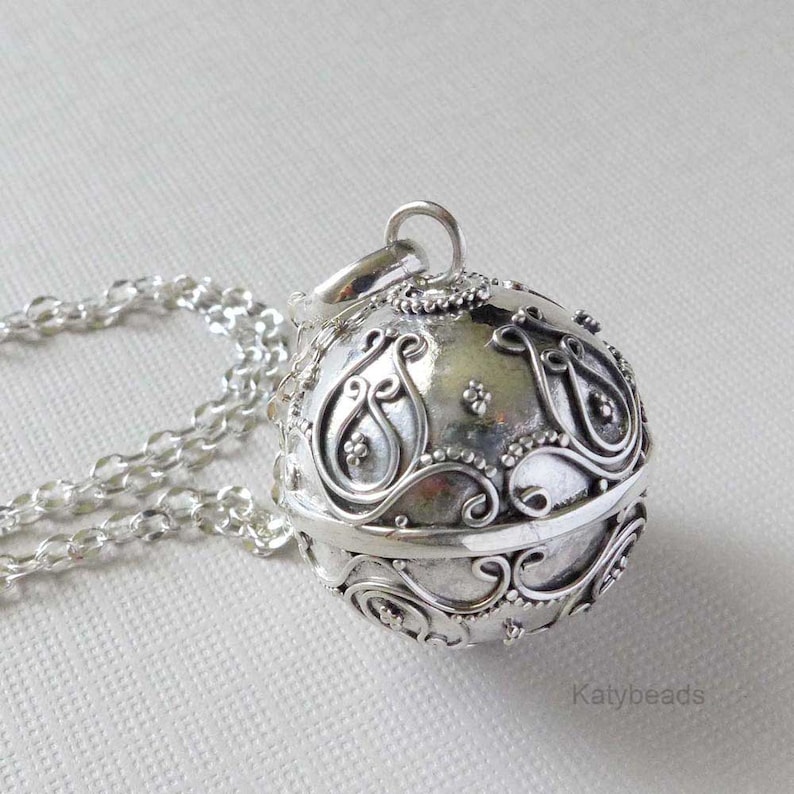 Large 20mm Sterling Silver Pregnancy Bola Harmony Ball Musical - Etsy