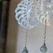 Monstera Shell Chain Dangle Earrings - Etsy
