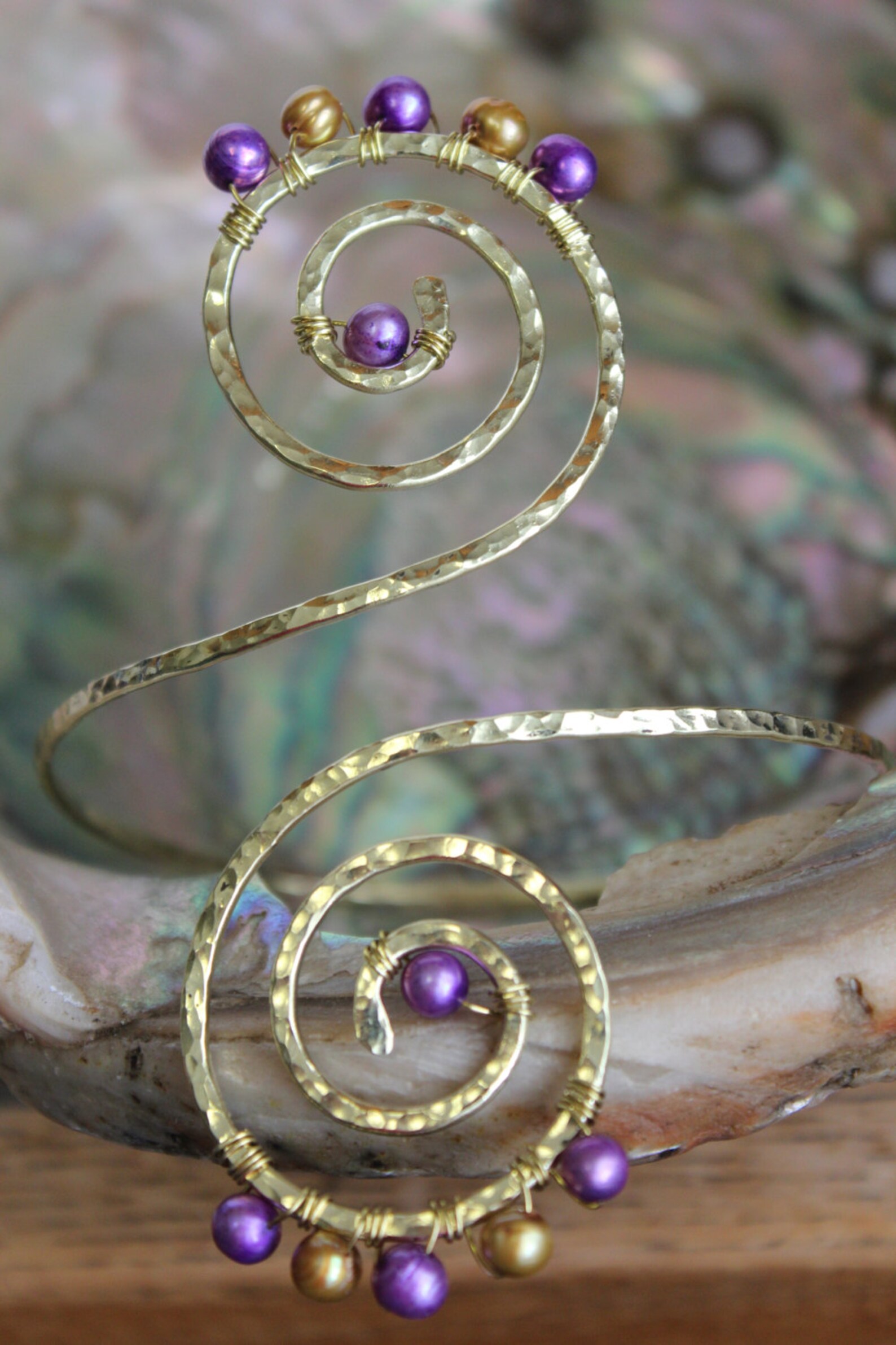 Mermaid Swirl, Upper Arm Cuff - Etsy