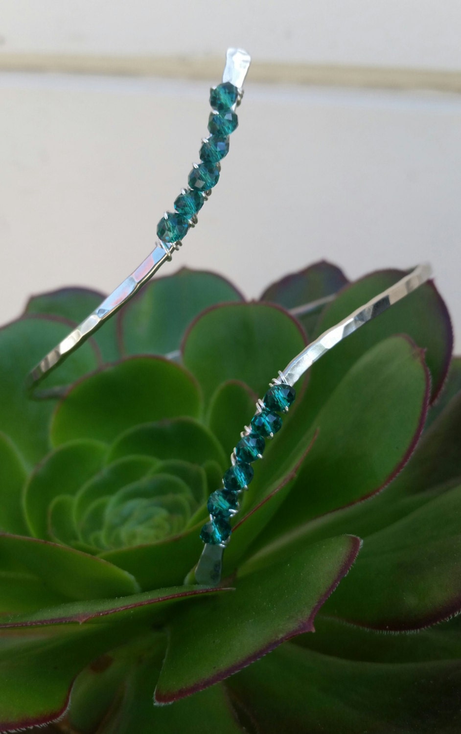 Upper Arm Cuff Custom Color Wire and Beads | Etsy