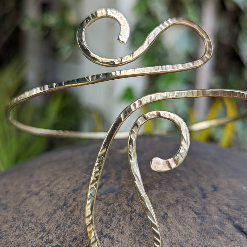 Silver Arm Cuff - Etsy