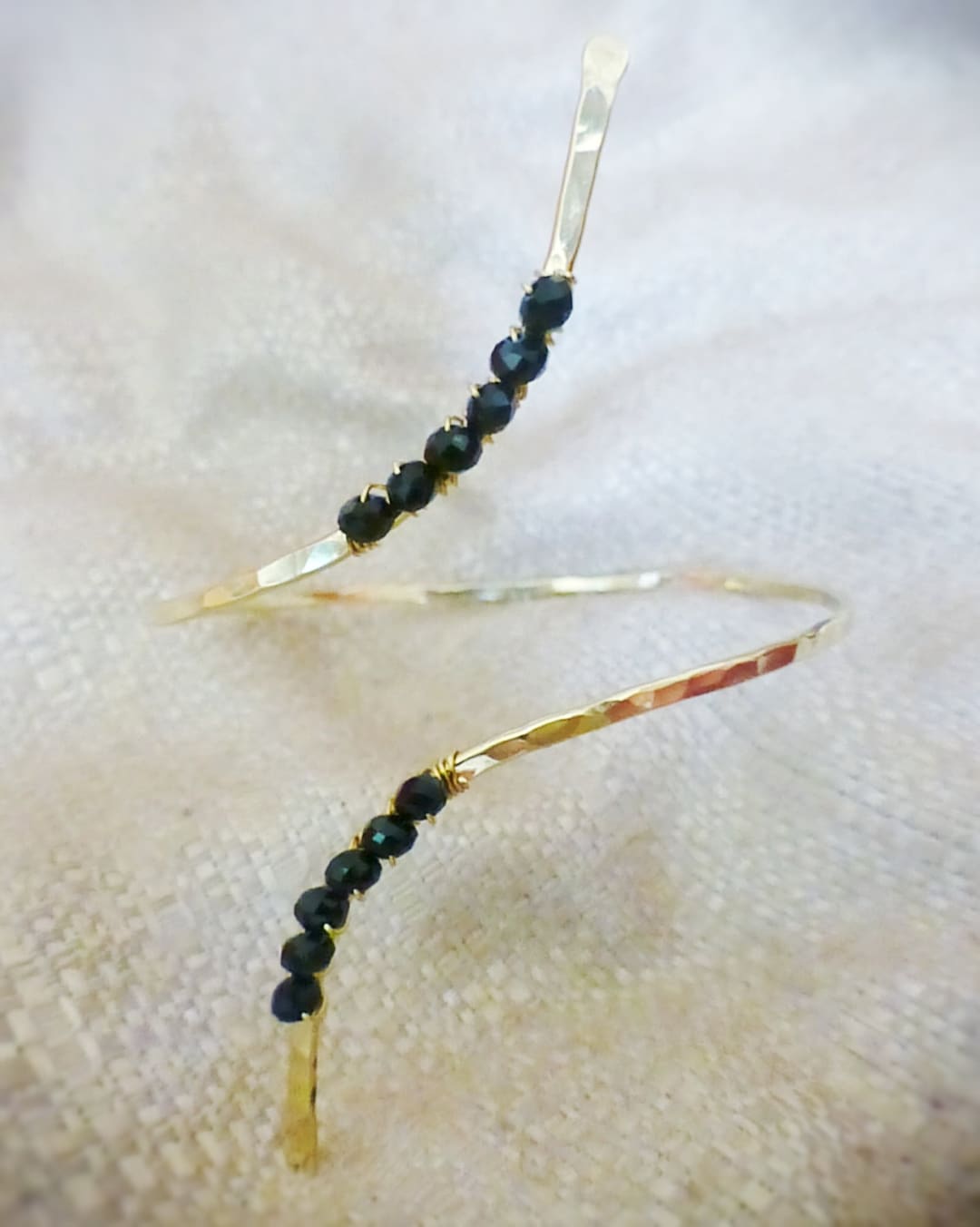 Upper Arm Cuff ~ Arm Cuff ~ Choose Your Color WIRE and BEAD ~ Great for ...