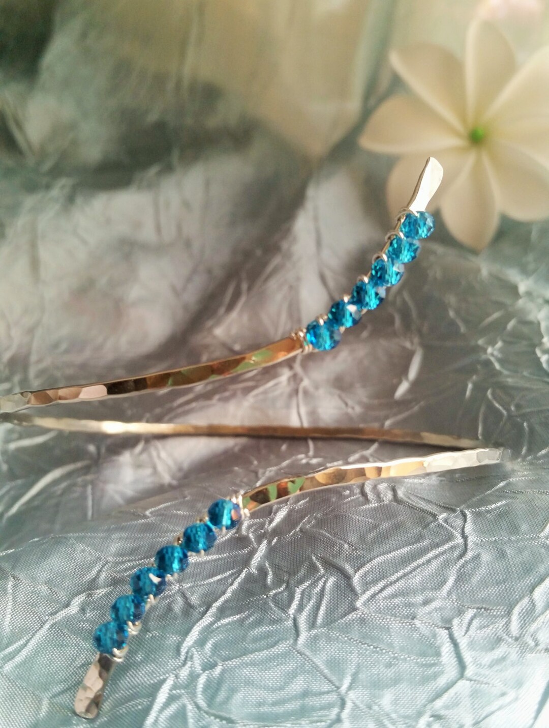 Upper Arm Cuff ~ Arm Cuff ~ Choose Your Color WIRE and BEAD ~ Great for ...