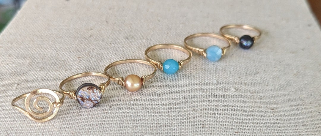 Beachy Handcrafted Rings * Multiple Styles - Etsy