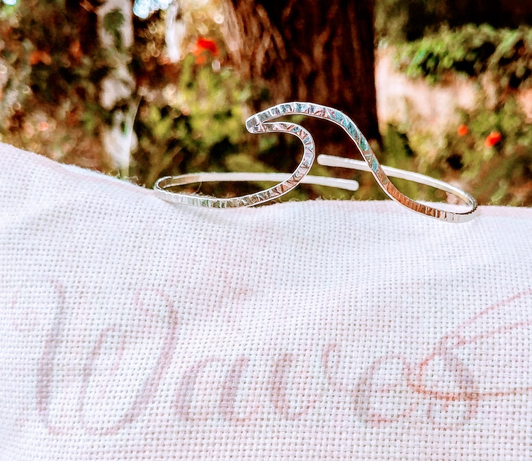 PLUS SIZE - Ocean Wave Upper Arm Cuff, Armband, Armlet - Etsy