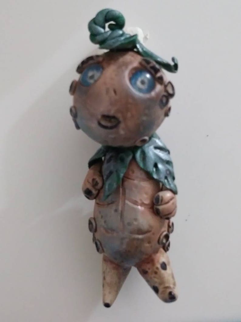 Mandrake Creature Fantasy Root or Pumpkin Creature Handcrafted | Etsy