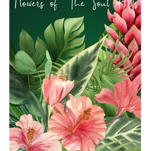 Tropical Digital Print, Jungle Digital Print, Digital Print, Home Decor ...