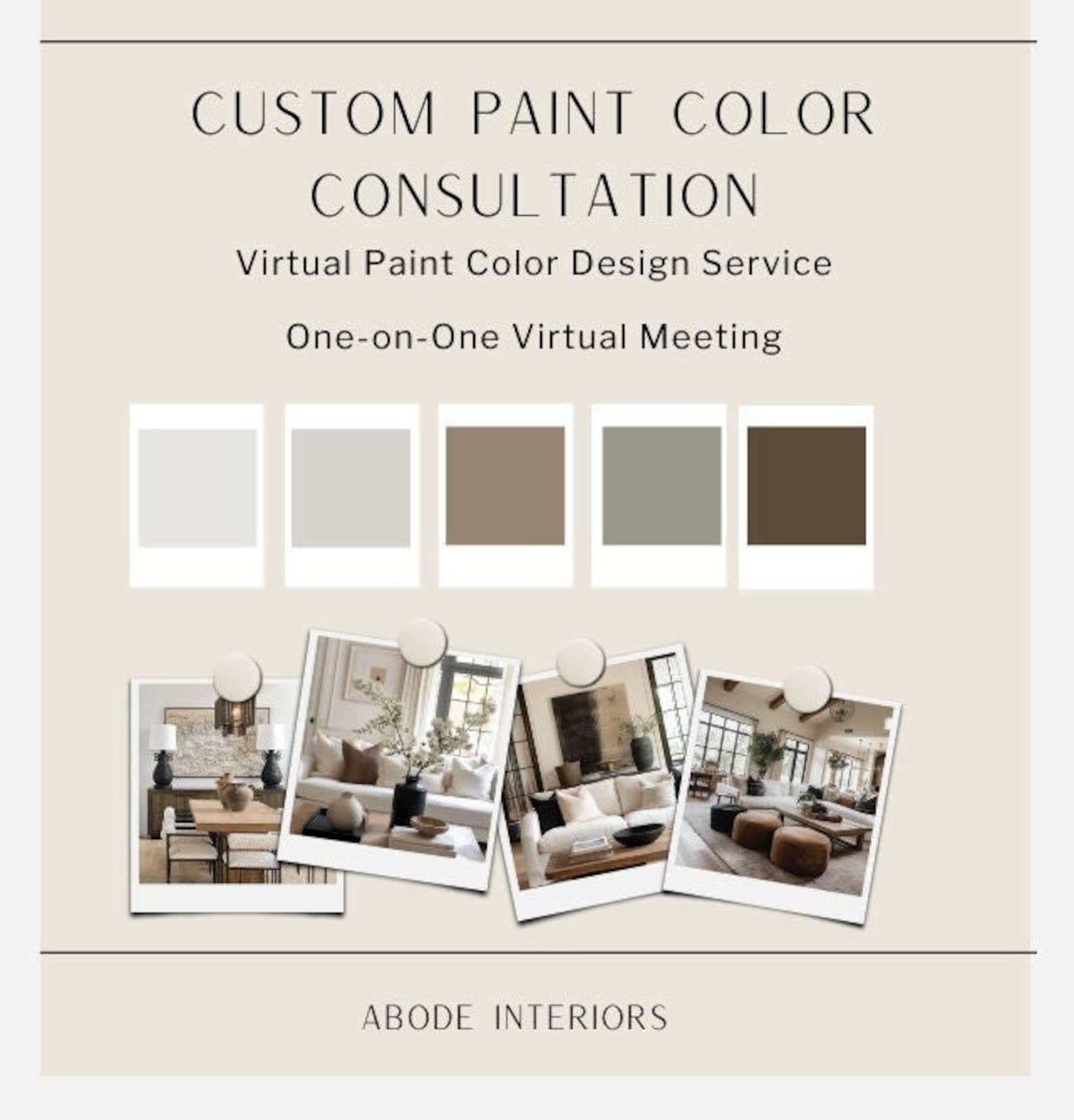 Custom Paint Color Consultation | Interior Paint Color Selection ...
