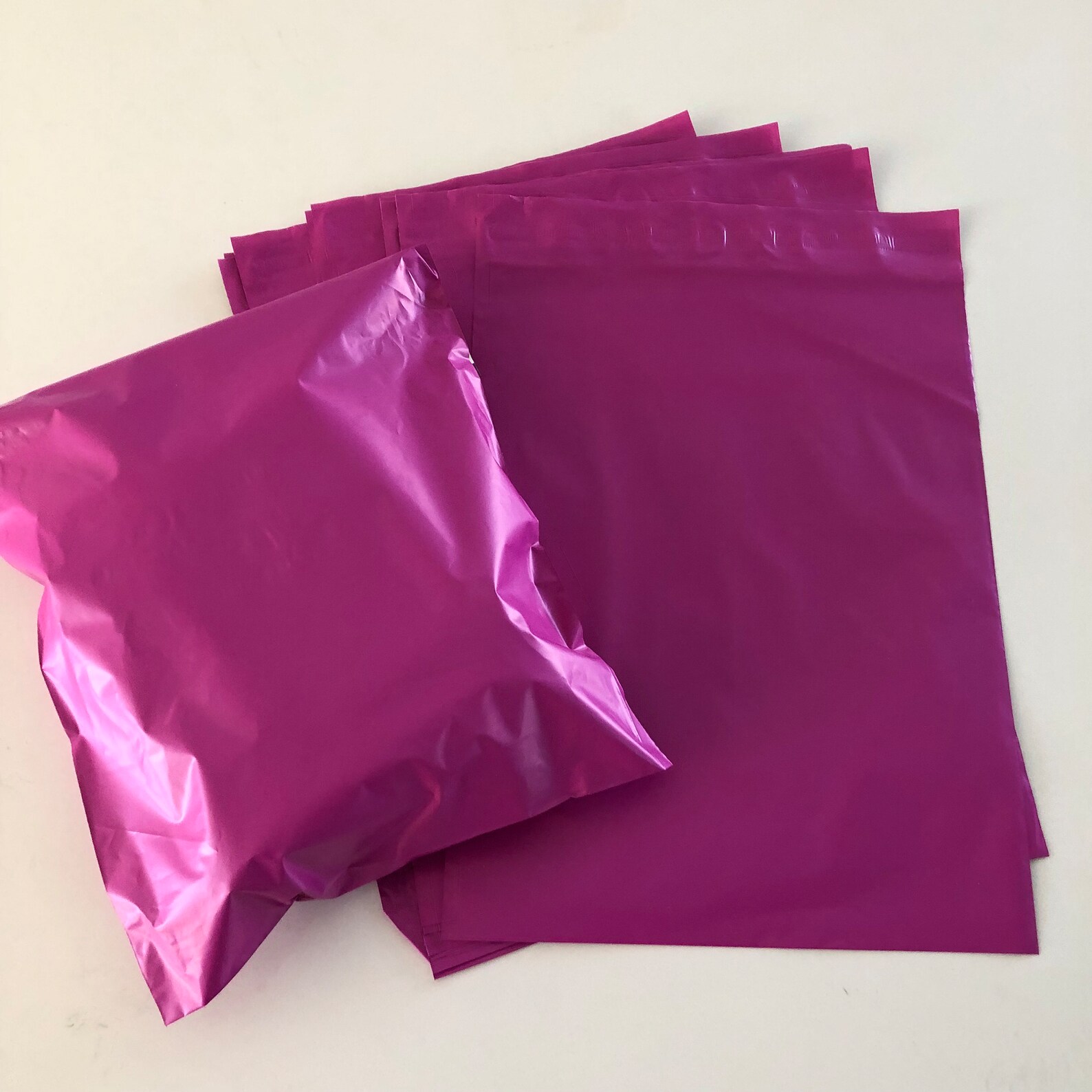 10 10x13 Hot Pink/fuschia Poly Mailer, Water Resistant Envelope, Strong ...