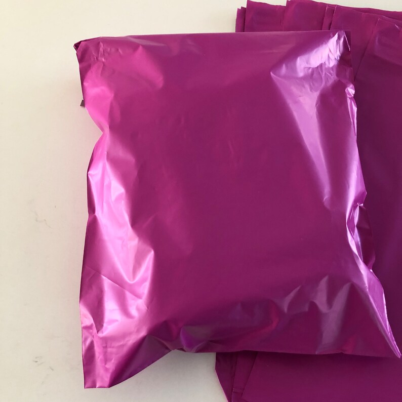 10 10x13 Hot Pink/fuschia Poly Mailer, Water Resistant Envelope, Strong ...
