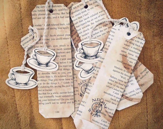 Tea Time Bookmarks - Etsy