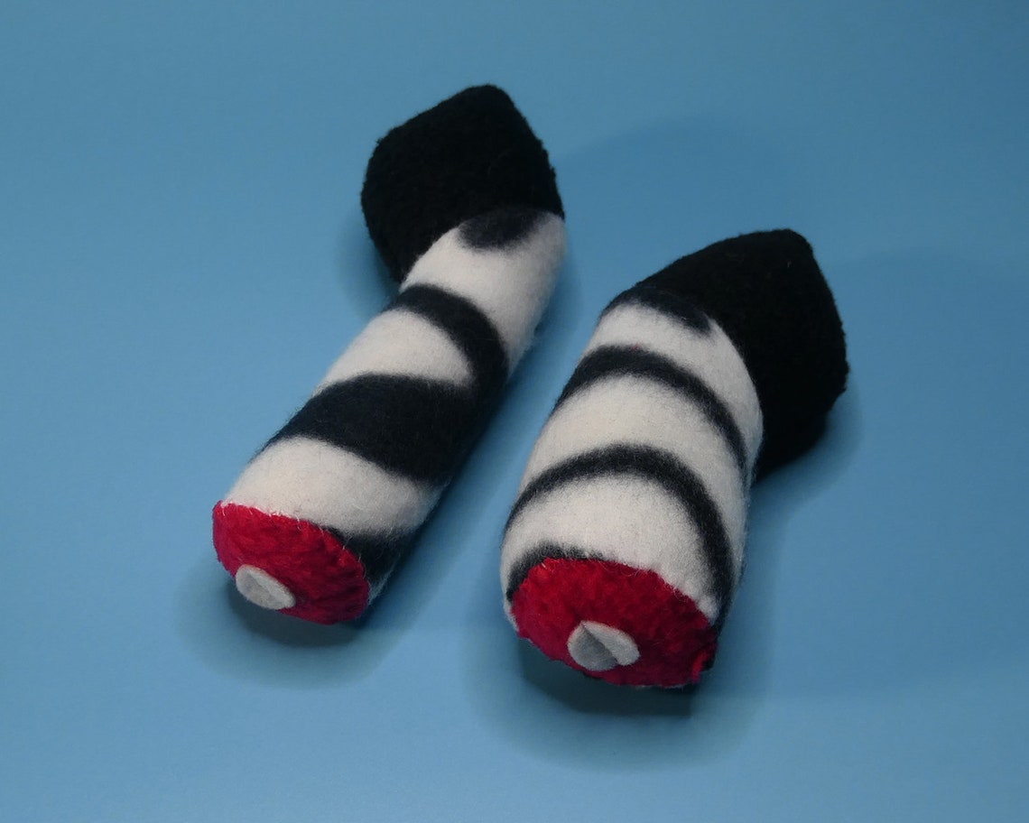 Severed Leg Catnip Toy / Zebra Leg / Cat Toy / Pet Gift / Cat - Etsy