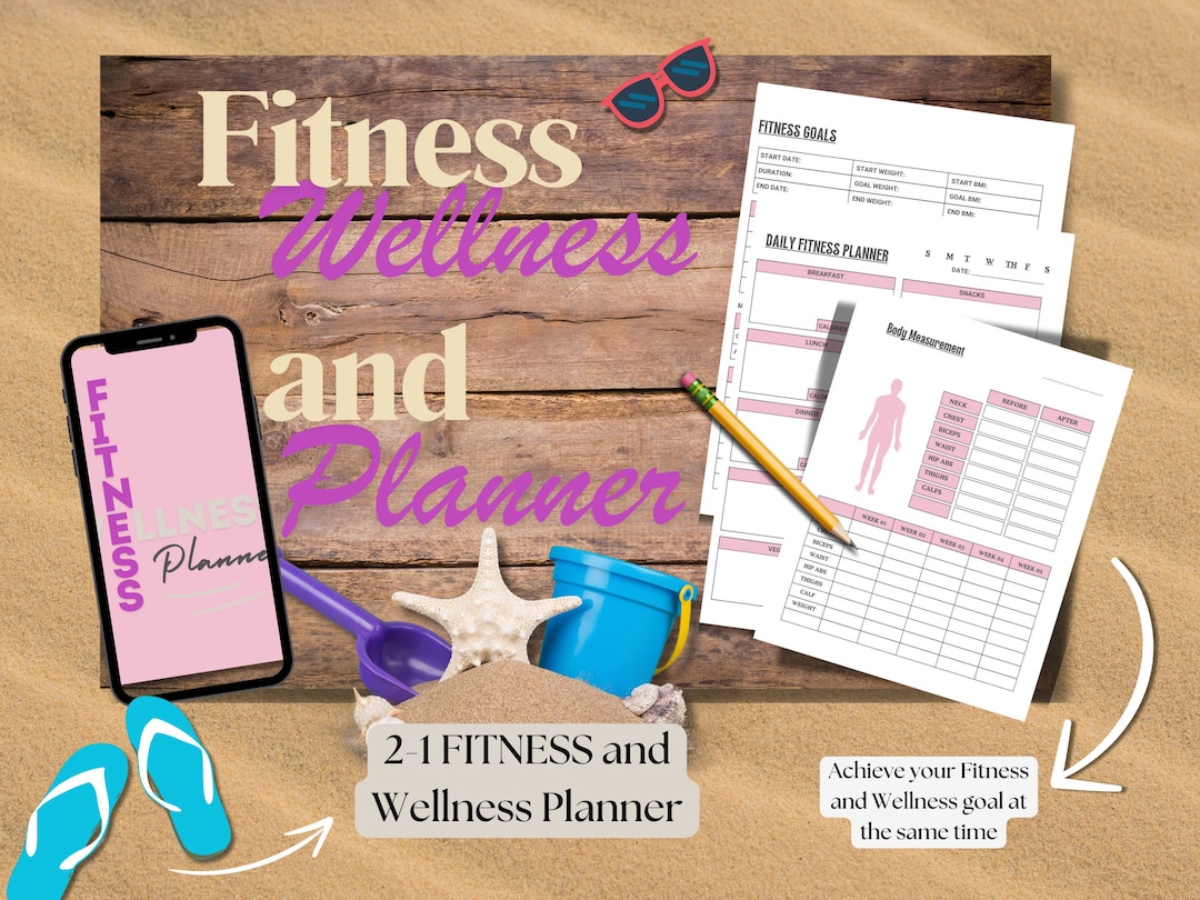 Wellness Tracker, Fitness Planner, Cardio Tracker, Meal Prep Planner ...
