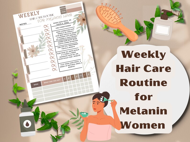 Weekly Routine, Hair Care, Self, Care, Black Hair, Mixed Hair, Routines ...