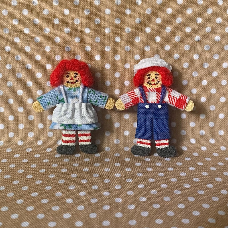 Raggedy Ann in Miniature - Etsy