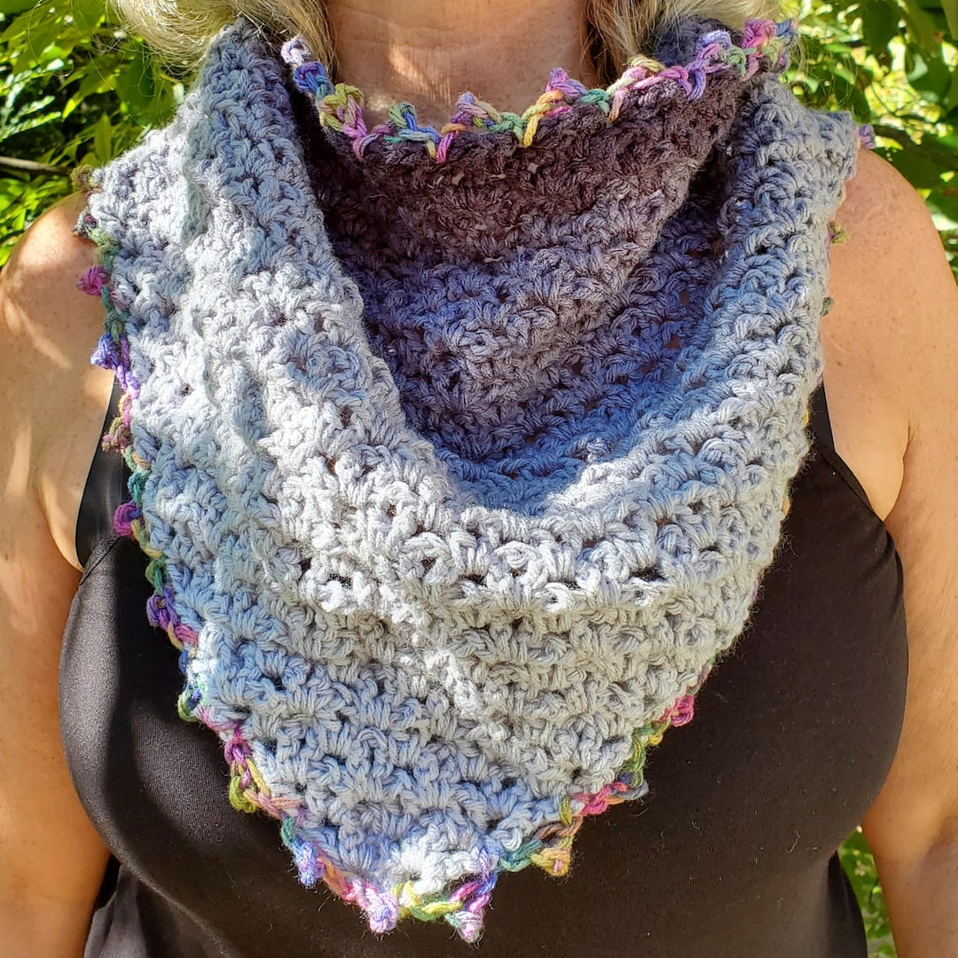Oversized Ombre Kerchiefs -- Large Bandanas, Neckerchiefs, Handmade ...