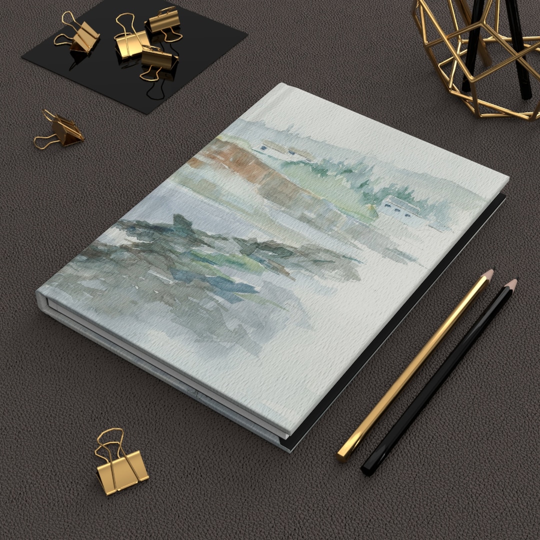 Journal Matte, Watercolor, Painting, Lined Notebook, Ruled Notebook ...